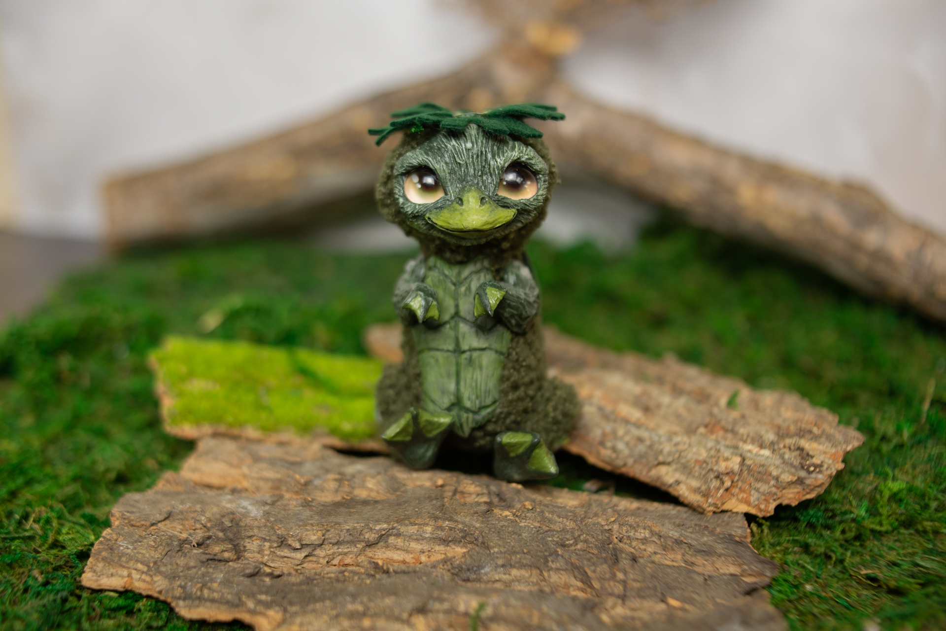 Kappa Yokai Art Doll Miniature Doll OOAK Japan Toy - Inspire Uplift