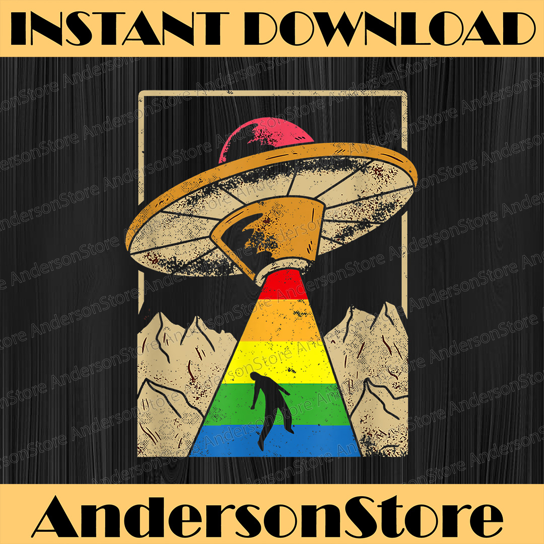 Alien Abduction Gay Pride Gaylien Lgbt LGBT Month PNG Sublim | Inspire ...