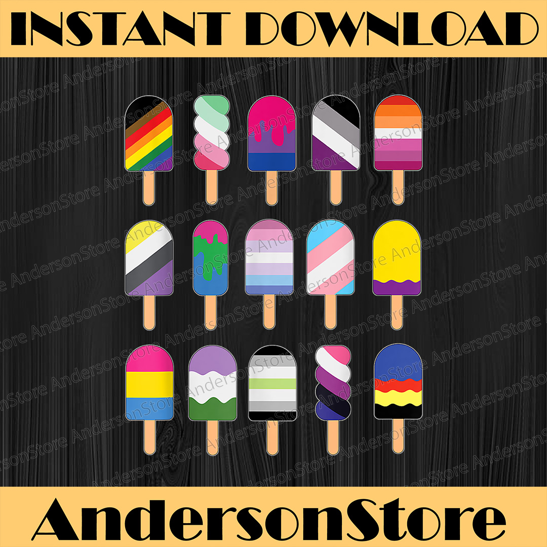 Gay Pride 2022 Ice Cream Identities LGBT Pride LGBTQIA LGBT | Inspire ...
