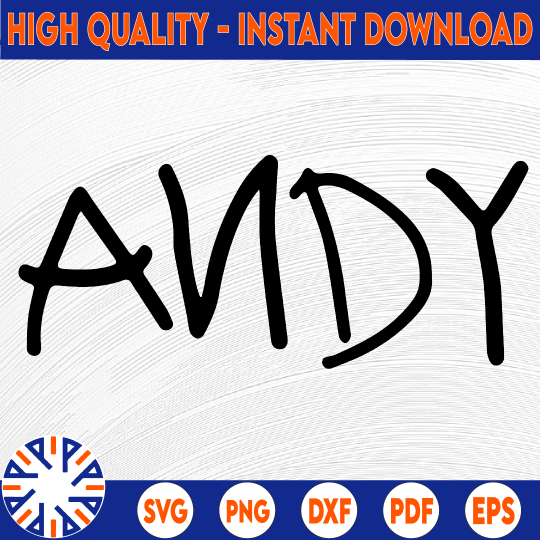 Andy svg, Toystory svg, Disney svg, Instant Download, Andy f | Inspire ...