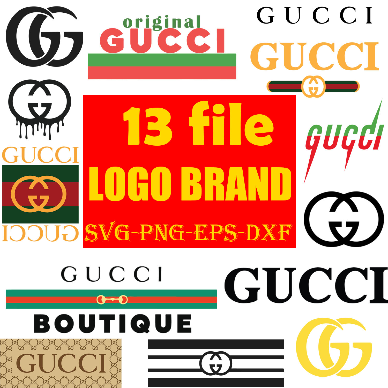 Logo Brand Bundle Svg, Fashion Brand Svg,Famous Brand Svg, S | Inspire ...
