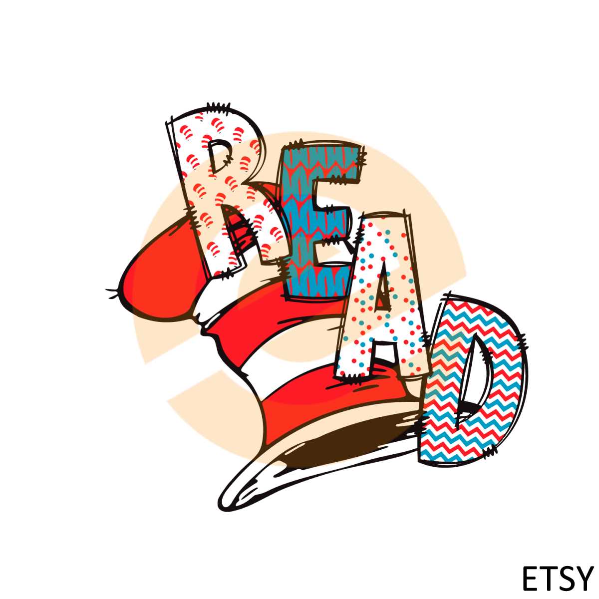 Read Across America Cat In The Hat Happy Dr Seuss Day Svg | Inspire Uplift