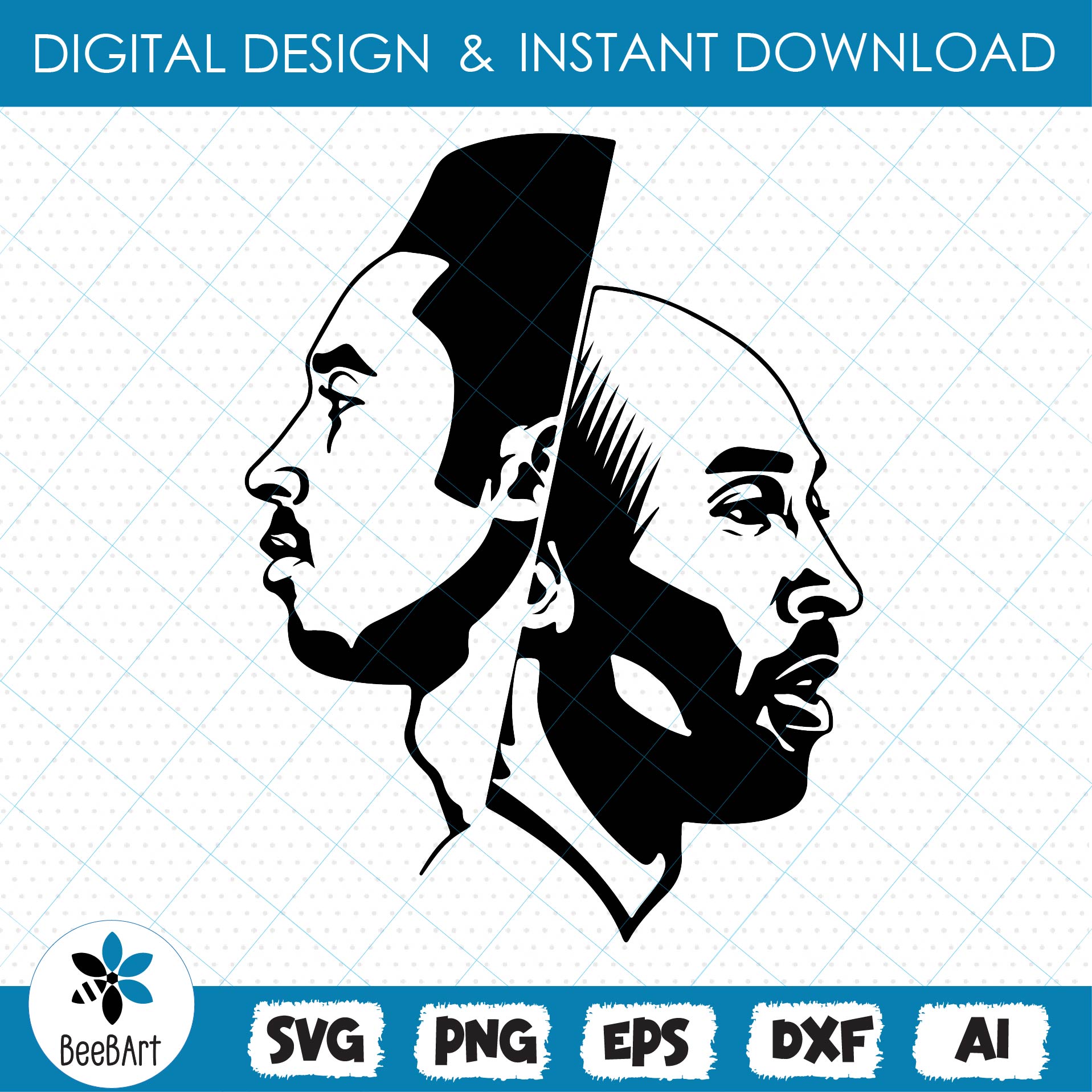 Designs inspired by Rappers SVG PNG JPG Design Pack Hip Hop | Inspire ...