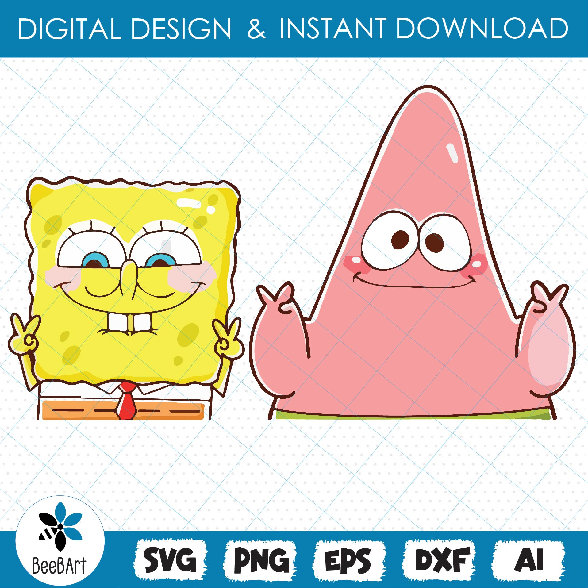 Spongebob and Patrick svg, png, SquarePants Png, Patrick St | Inspire ...
