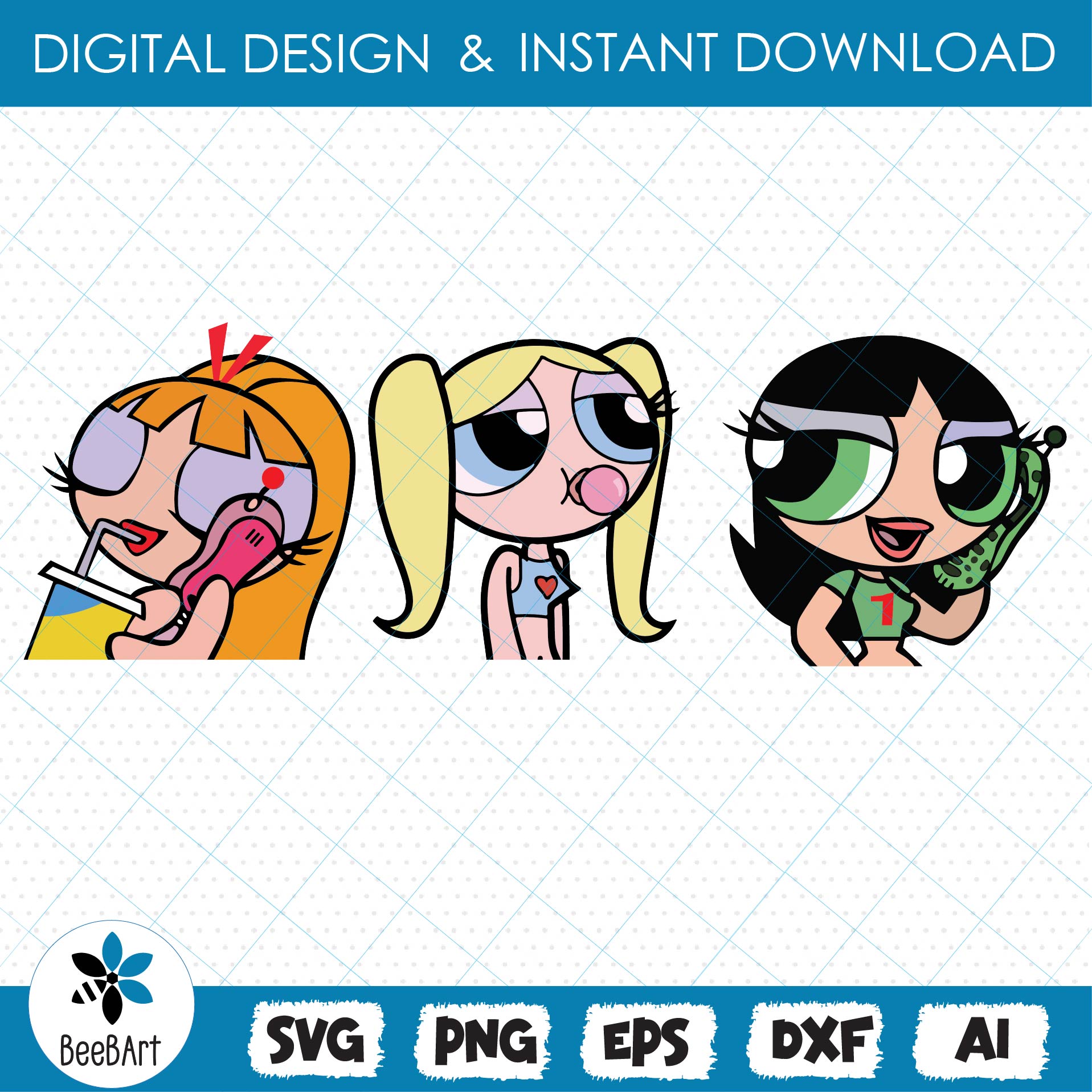 Powerpuff Girls svg, Blossom powerpuff Svg, Buttercup Powerp | Inspire ...