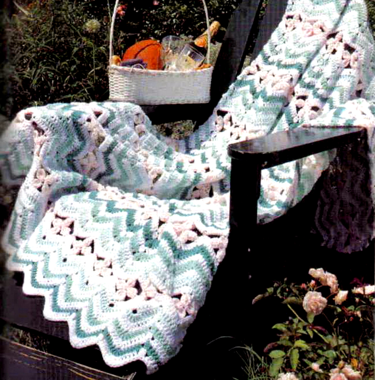 Spring Fever Afghan Vintage Crochet Pattern 238 | Inspire Uplift
