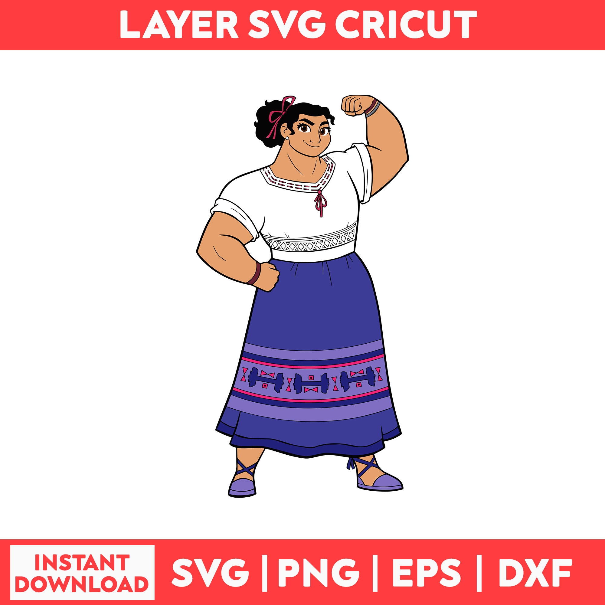 Ecanto Luisa Encanto Svg, Disney Encanto svg, Encanto Silhou | Inspire ...