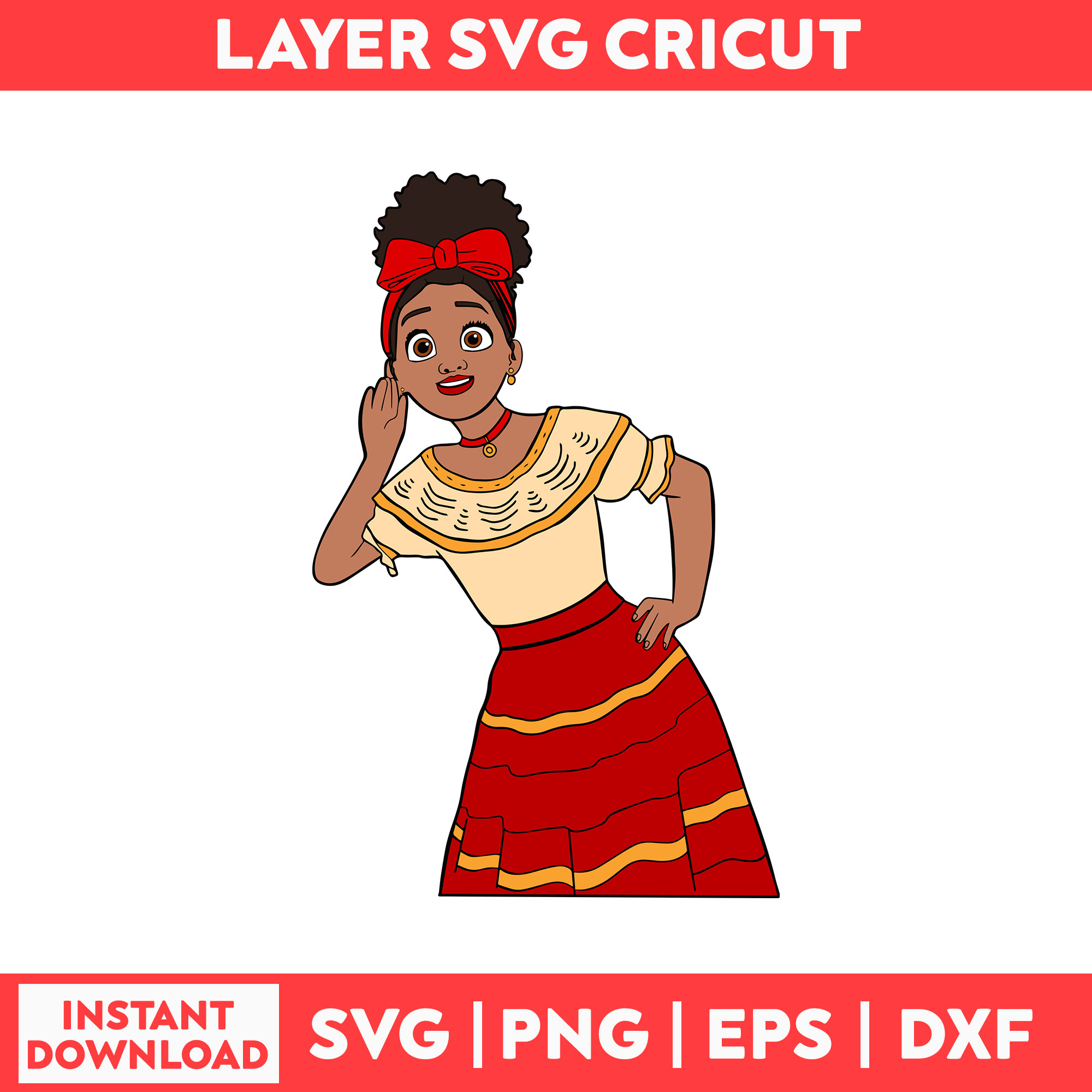 Dolores Madriga Encanto Svg, Disney Encanto svg, Encanto Sil | Inspire ...