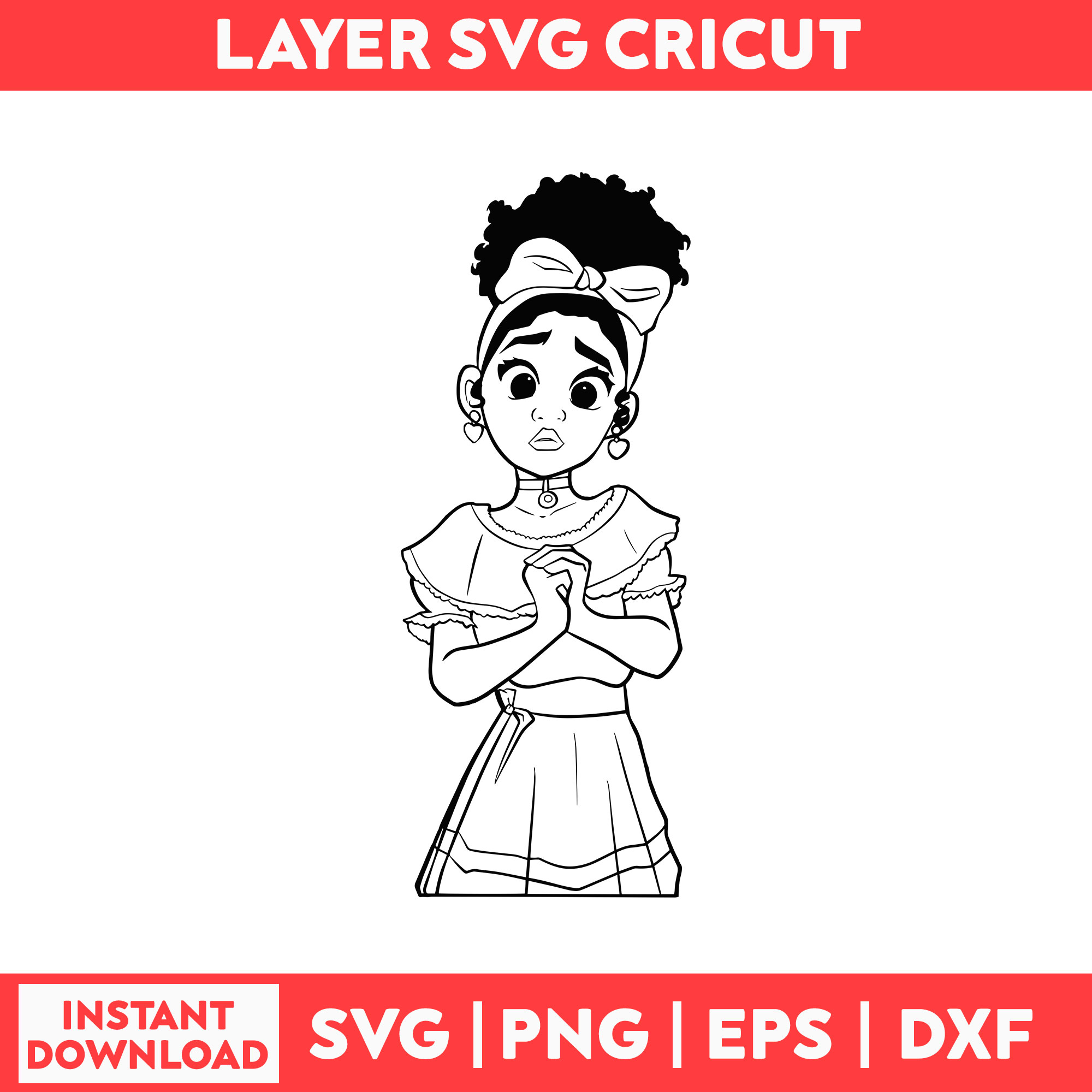 Dolores Madriga Fanart Color Encanto, Disney Encanto svg, En | Inspire ...