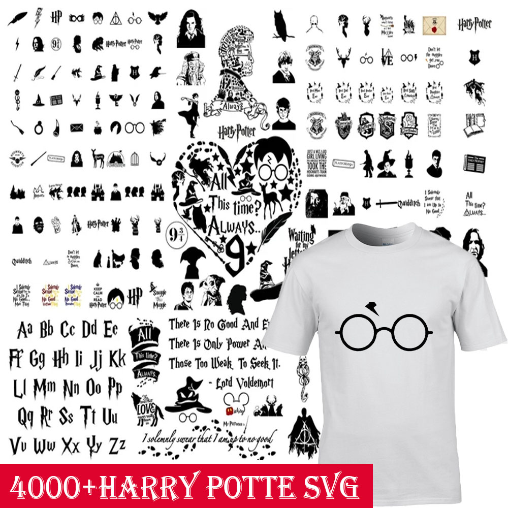 Mega Bundle Harry Potter Svg, Harry Potter Svg Files | Inspire Uplift