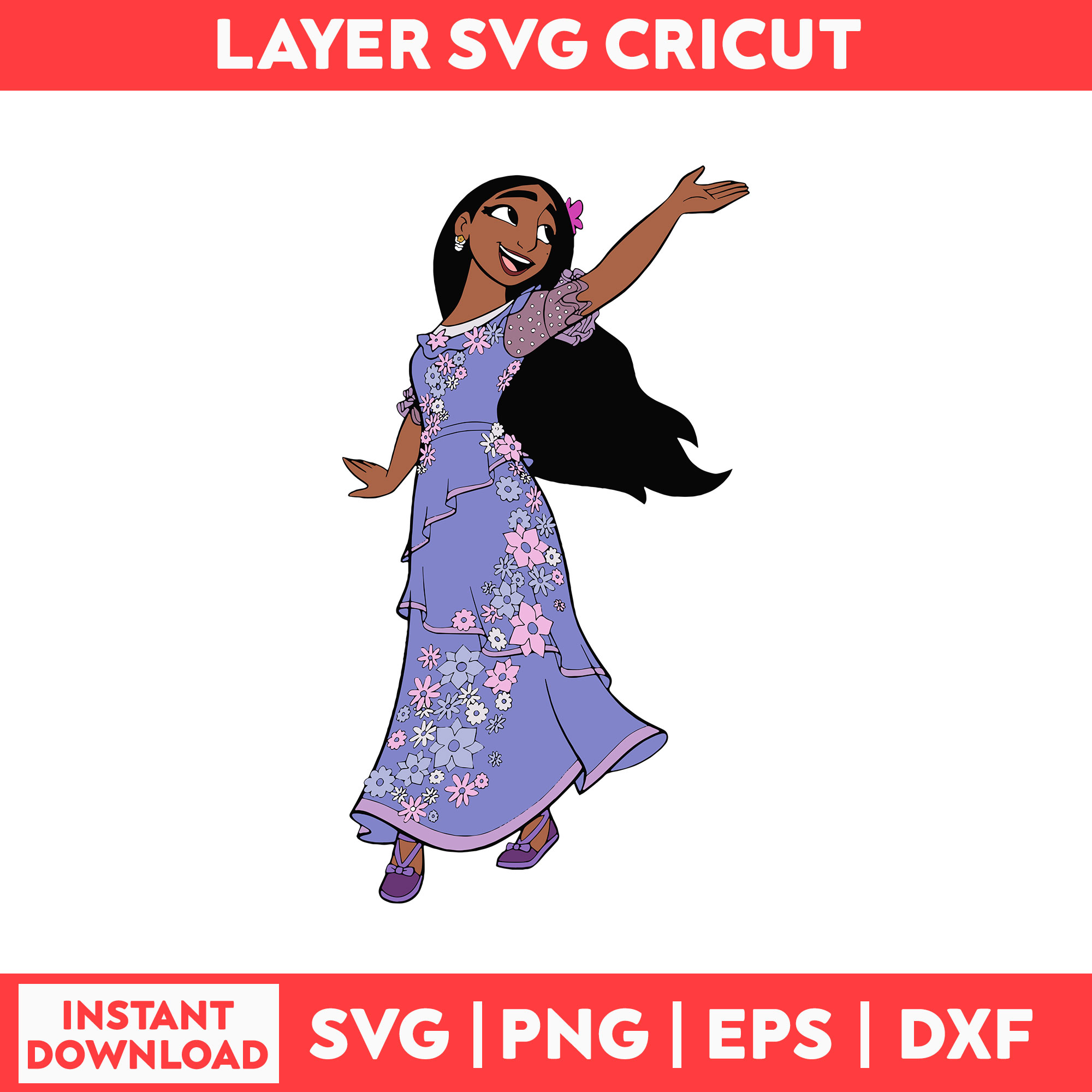 Encanto Isabela Minis Ecanto Svg, Disney Encanto svg, Encant | Inspire ...