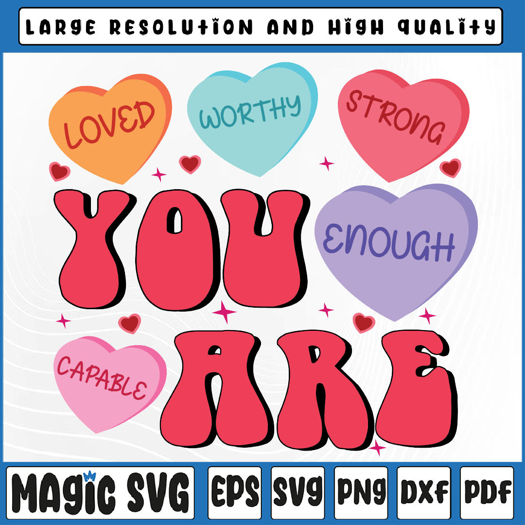 Retro Candy Heart Teacher Valentine's Day Svg, Teacher Valen | Inspire ...