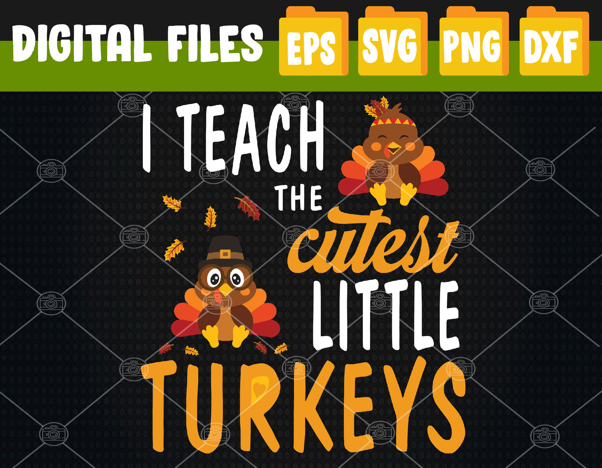 I Teach The Cutest Little Turkeys, School Thankful Svg, Svg, - Inspire ...