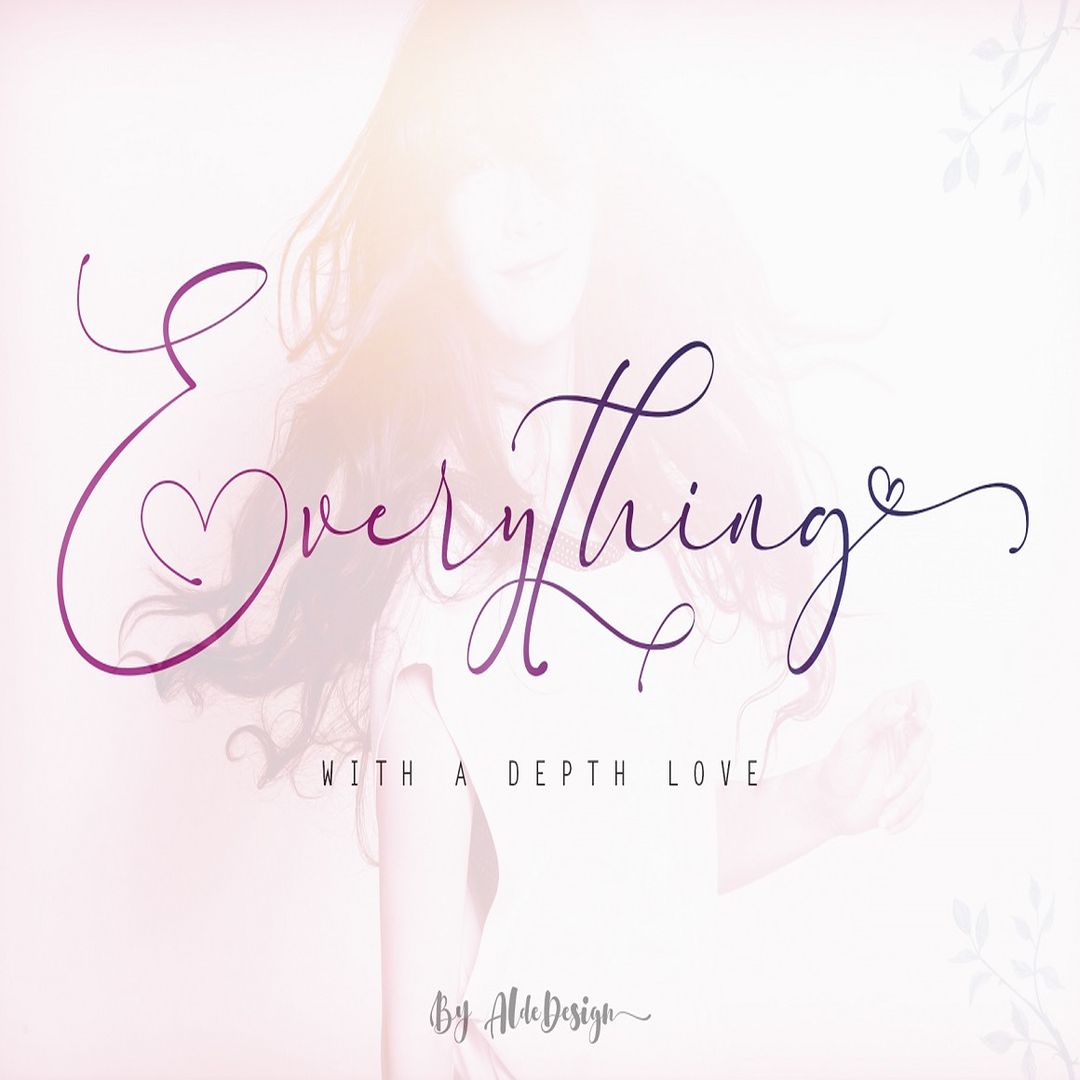 Everything Calligraphy Trending Fonts - Digital Font | Inspire Uplift