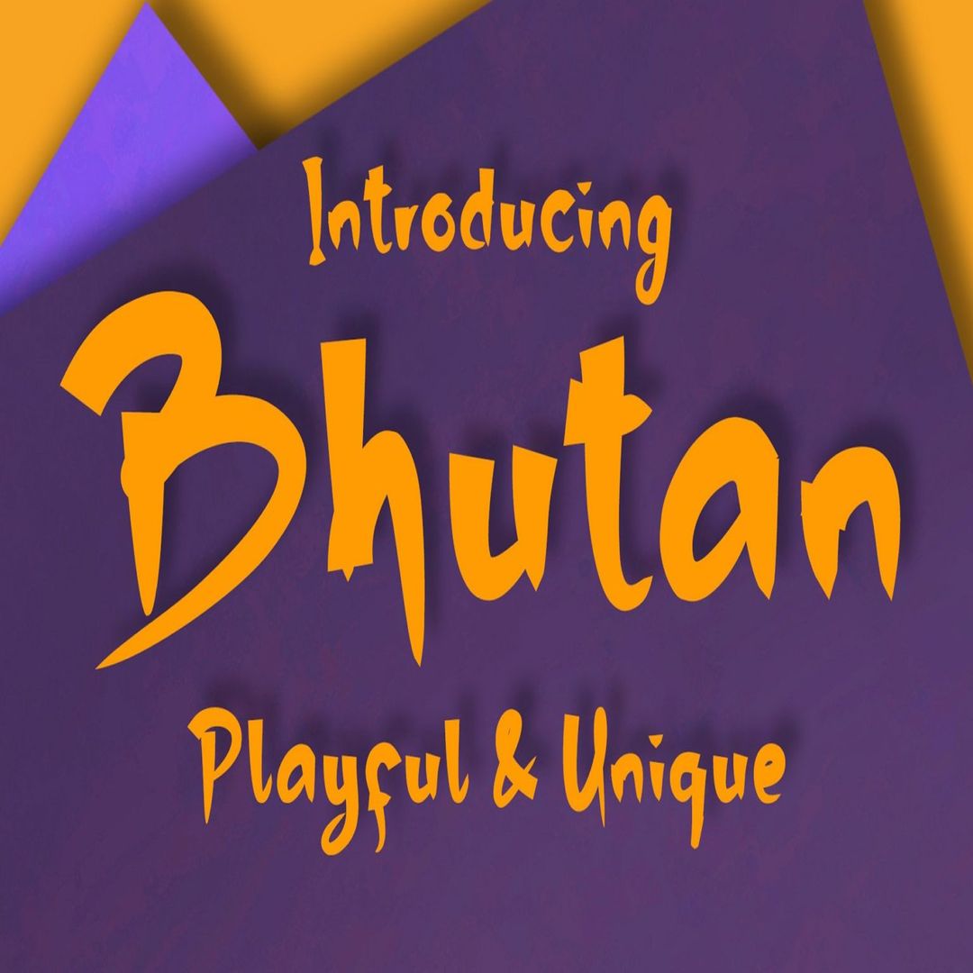 Bhutan Trending Fonts - Digital Font | Inspire Uplift