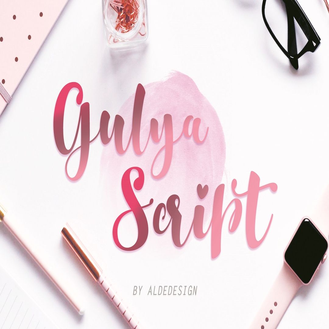 Gulya Script Trending Fonts - Digital Font - Inspire Uplift