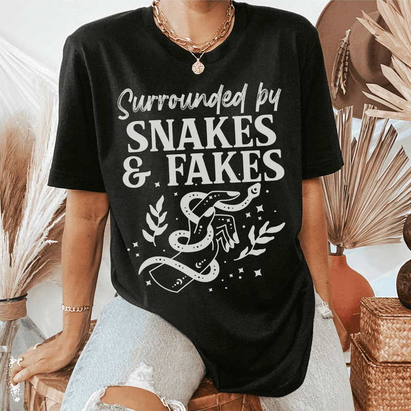 Surrounded By Snakes & Fakes Tee | Inspire Uplift