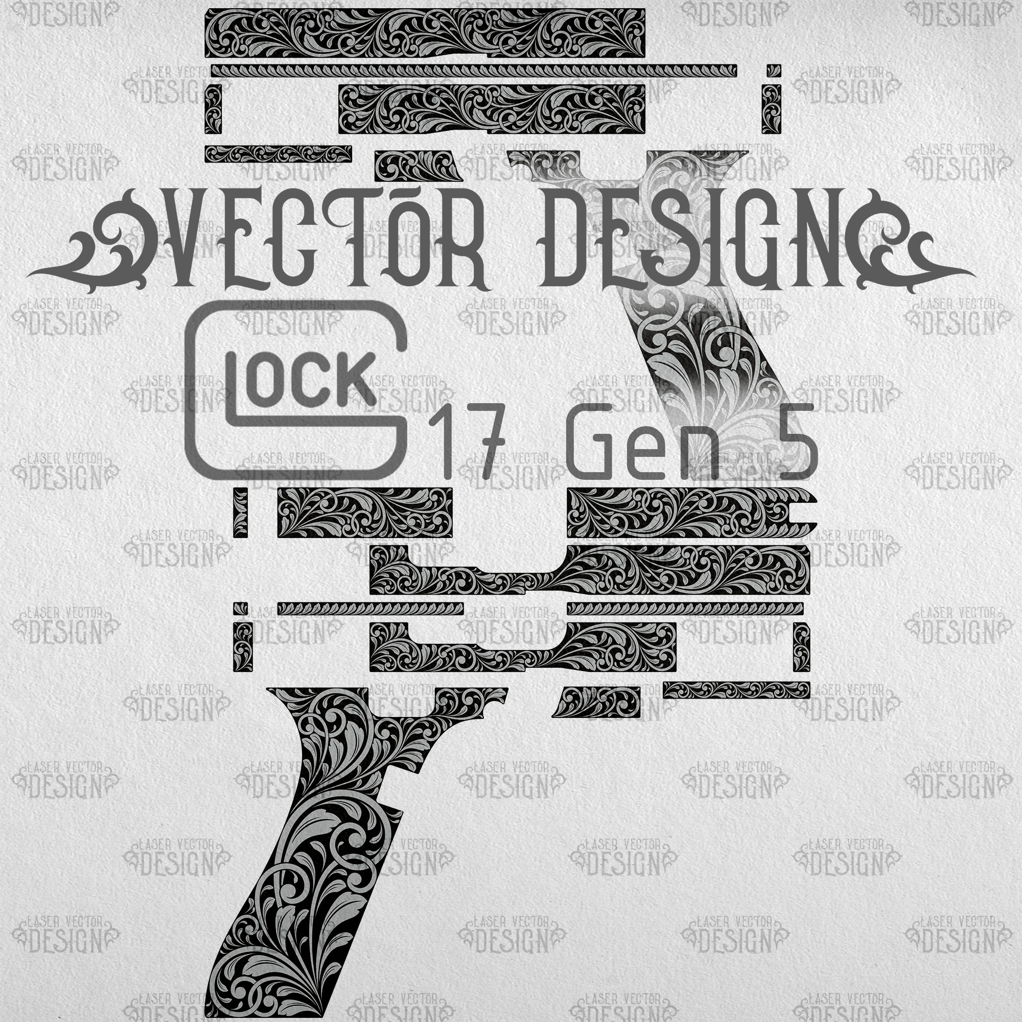 VECTOR DESIGN Glock17 gen5 Scrollwork | Inspire Uplift