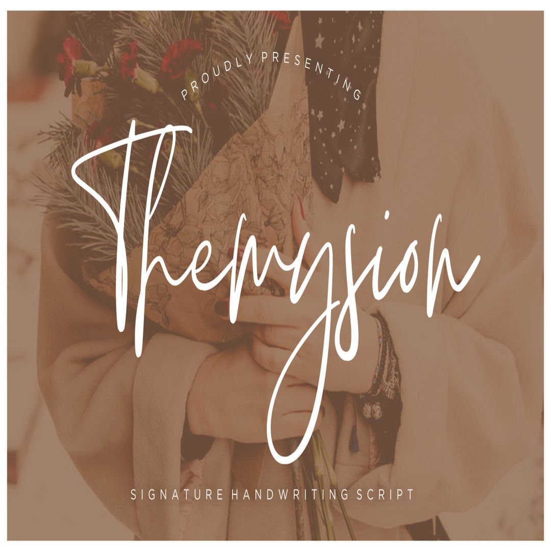 Themysion Signature Handwriting Trending Fonts - Digital Fon | Inspire ...