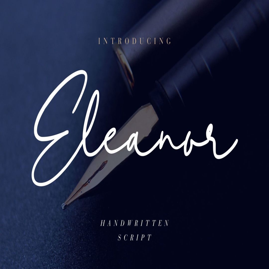 Eleanor Handwritten Script Trending Fonts - Digital Font | Inspire Uplift