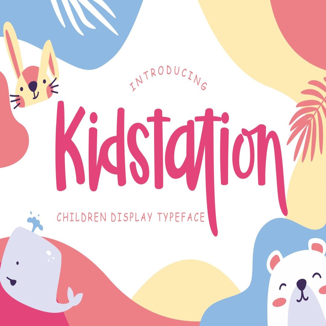Kidstation Fun Children Display Trending Fonts - Digital Fon | Inspire ...