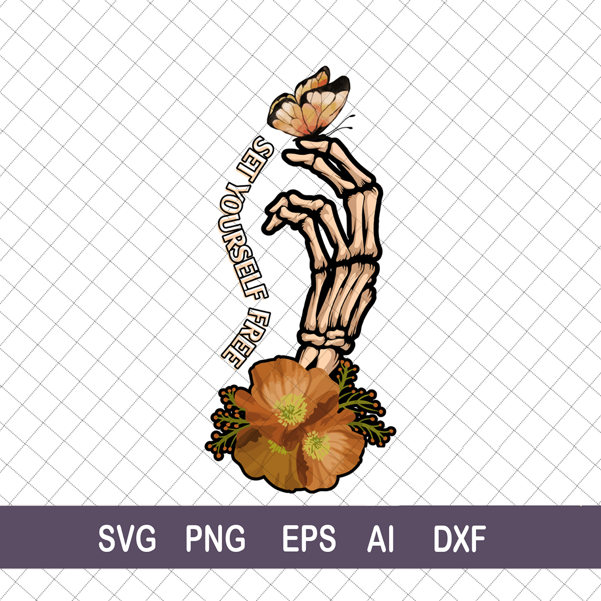 Set Yourself Free SVG, Sublimation Design Download, Boho SVG | Inspire ...