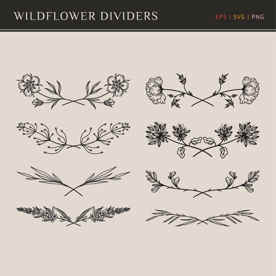 Laurel svg. Floral divider svg. Cutting file wreaths. SVG, P | Inspire ...