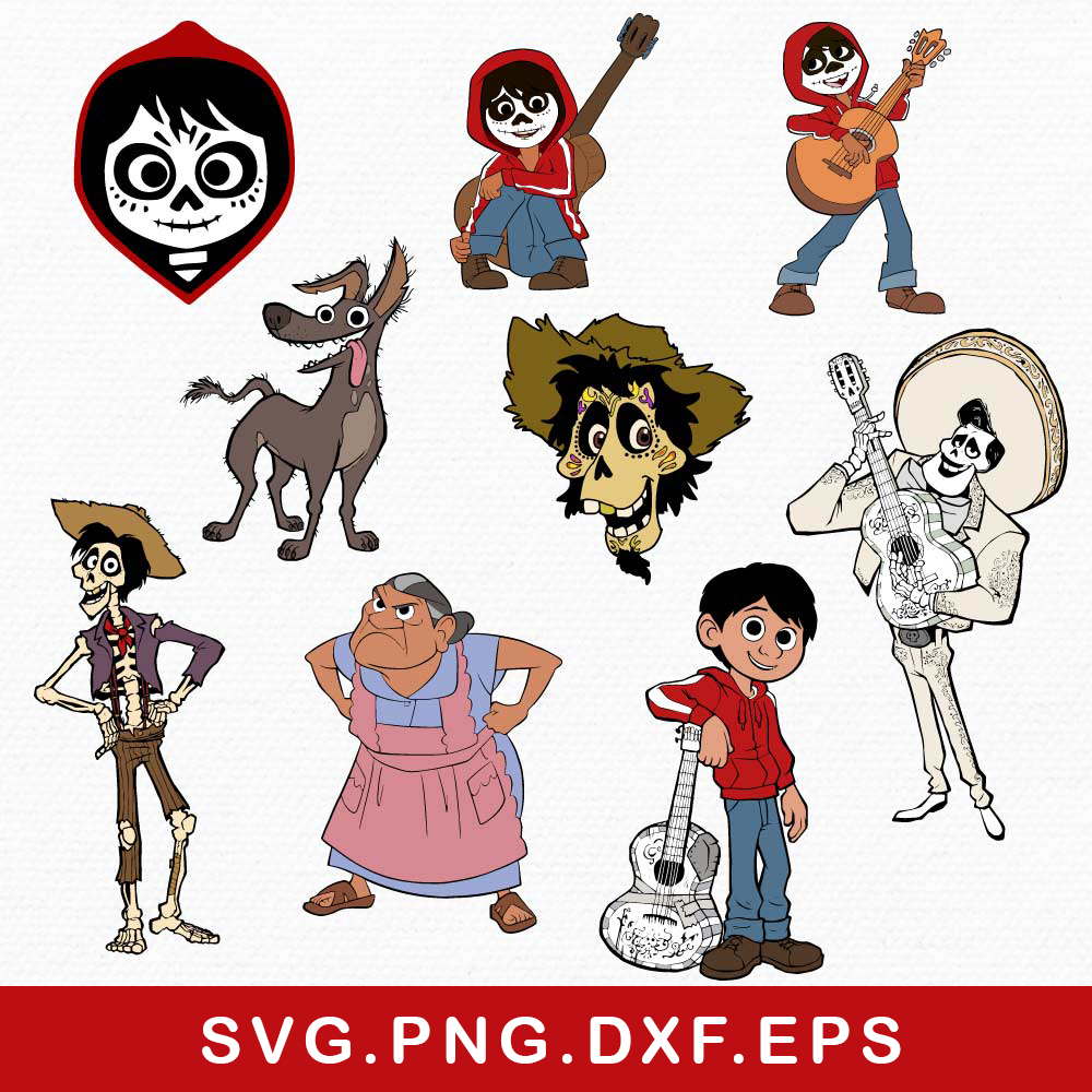 Coco Miguel Bundle Svg, Disney Pixar Coco Svg, Coco Svg, Dis - Inspire Uplift
