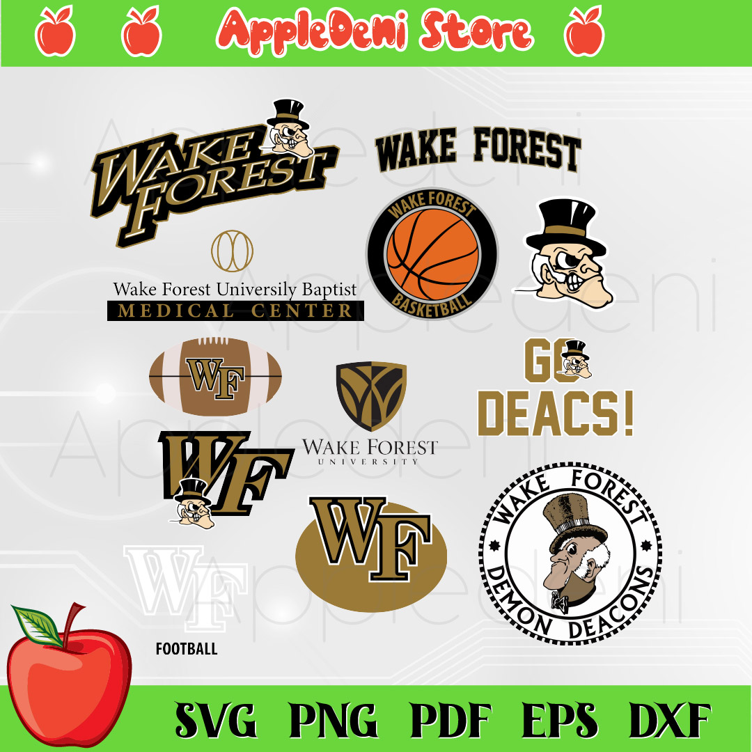 Wake Forest University Bundle Svg, Sport Svg, Wake Forest Un | Inspire ...