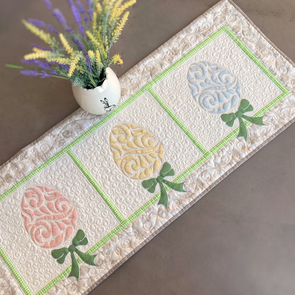 Easter Table Runner, Easter Eggs Tablecloth, Easter Pastel C | Inspire ...