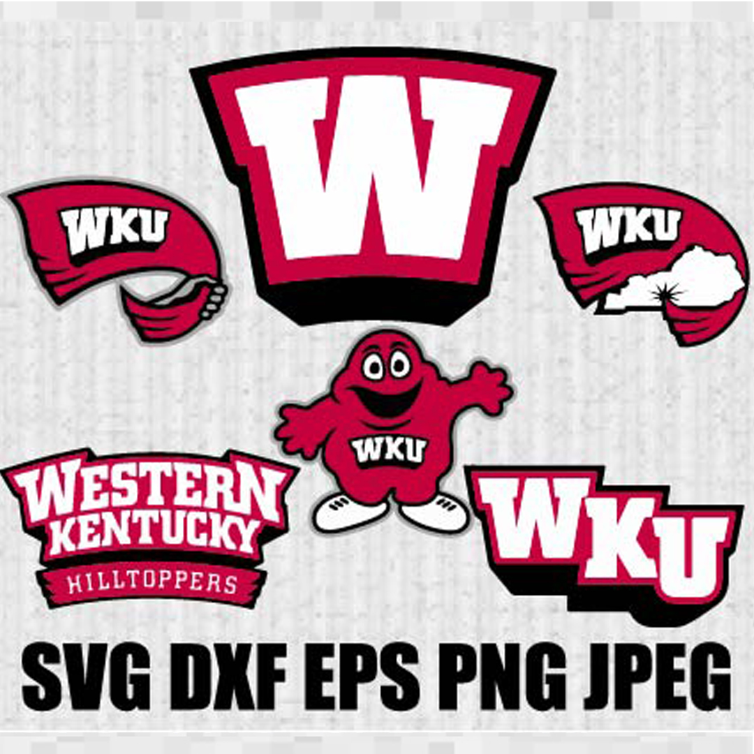 Western Kentucky Hilltoppers SVG PNG JPEG DXF Digital Cut V | Inspire ...