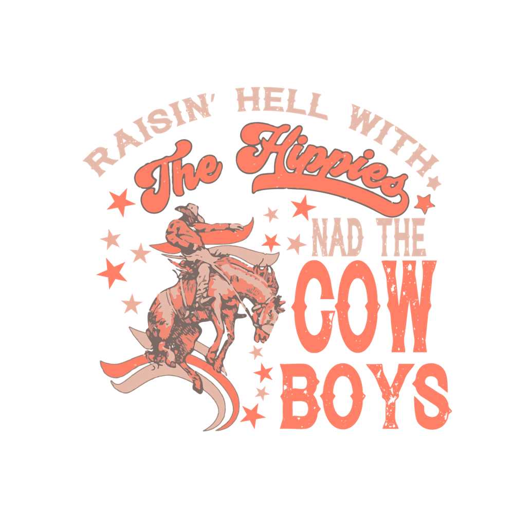 Western American Rodeo Retro Cowboy SVG Cutting Files | Inspire Uplift