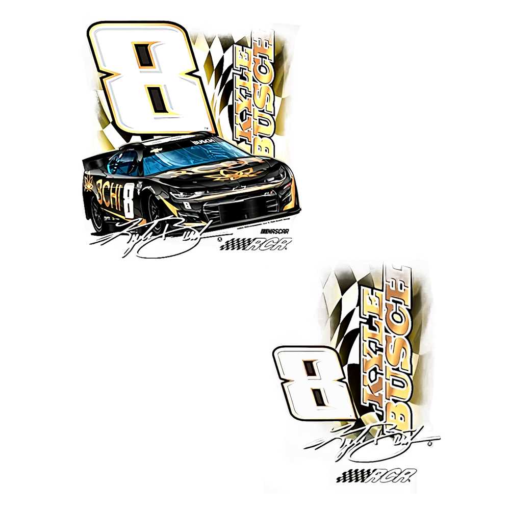Kyle Busch 8 Richard Childress Racing Team PNG Sublimation | Inspire Uplift