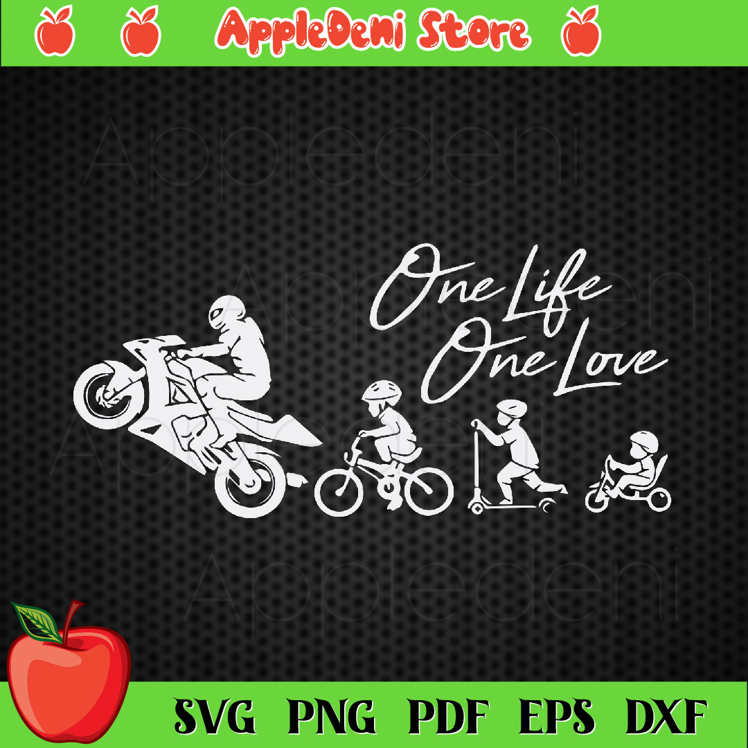 One Life One Love Svg Trending Svg, Motorcycle Svg, Biker Sv - Inspire ...