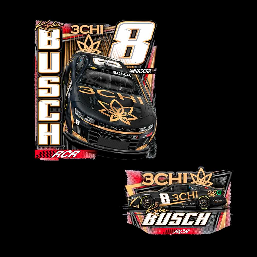 Kyle Busch 3CHI Nascar Png For Cricut Sublimation Files - Inspire Uplift
