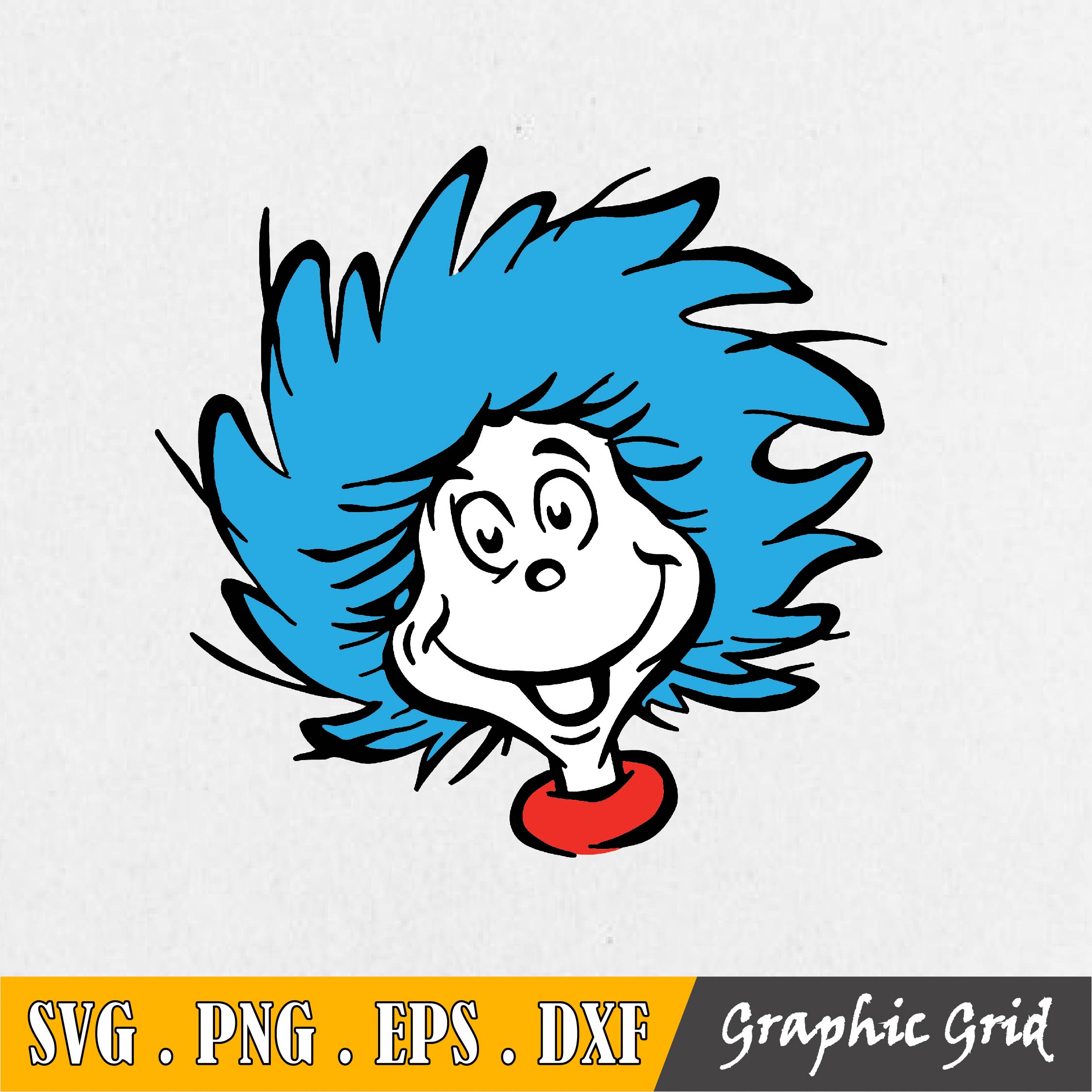 Dr Seuss Thing Svg Dxf Eps Pdf Png, Cricut, Cutting File, Ve | Inspire ...