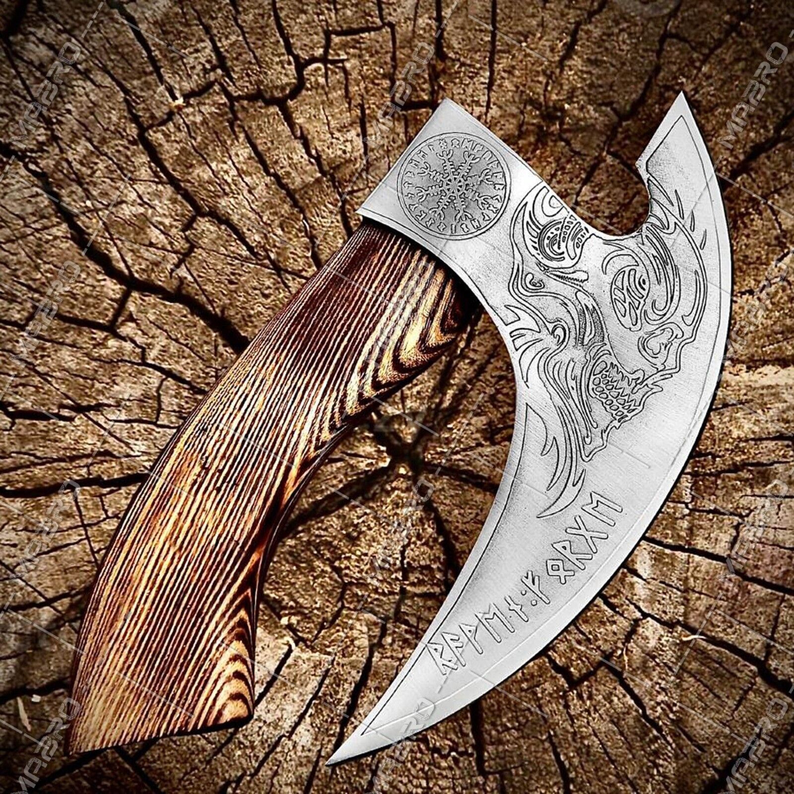 Pizza Axe Cutter Viking Handmade Steel Custom Carbon Hatchet | Inspire ...