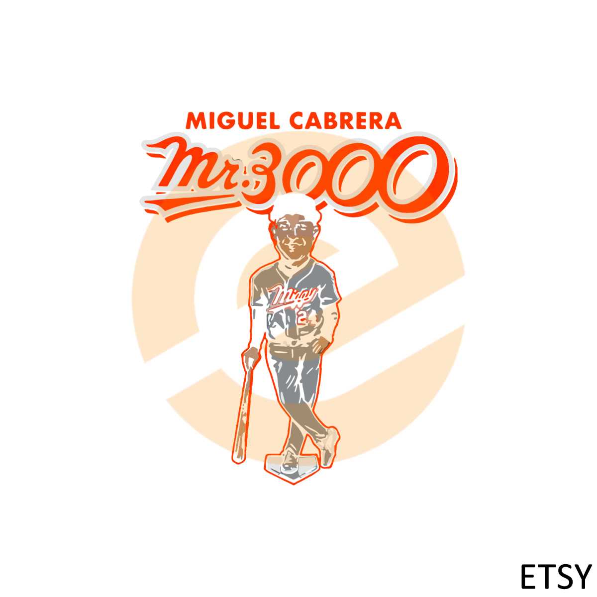 Miguel Cabrera Mr 3000 Svg Files For Cricut Sublimation File - Inspire ...