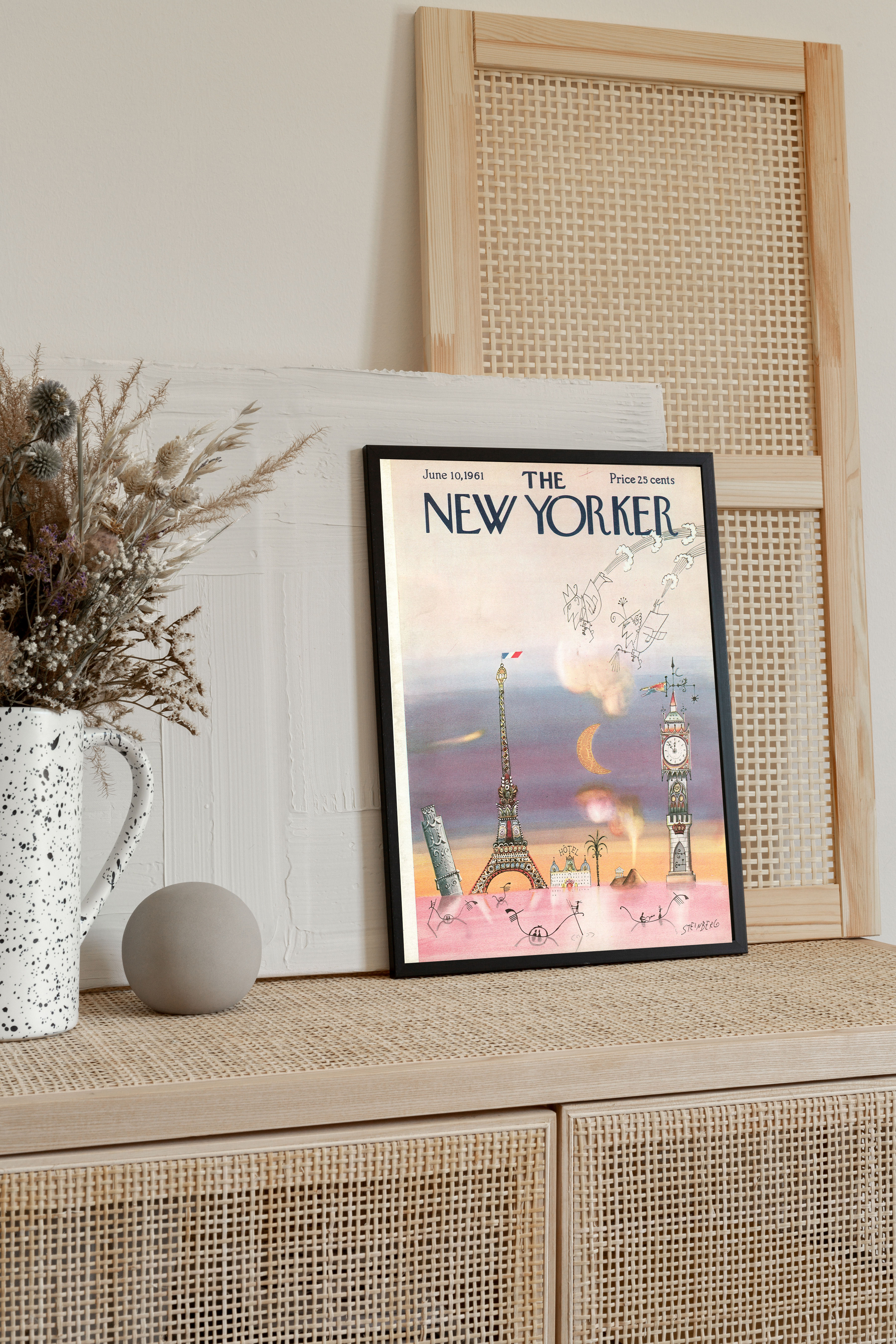 The New Yorker Magazine Cover Print, The New Yorker Poster, | Inspire ...