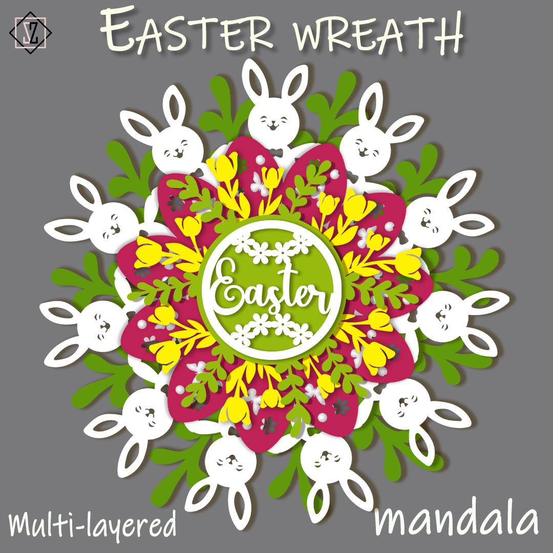 3D mandala Easter/Easter crafts | Inspire Uplift