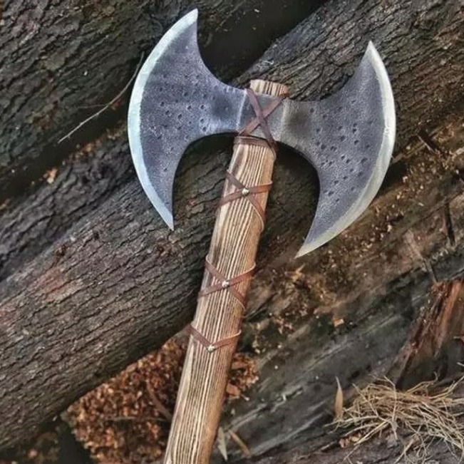 Handmade Viking Double Headed Steel Tomahawk Axe | Inspire Uplift