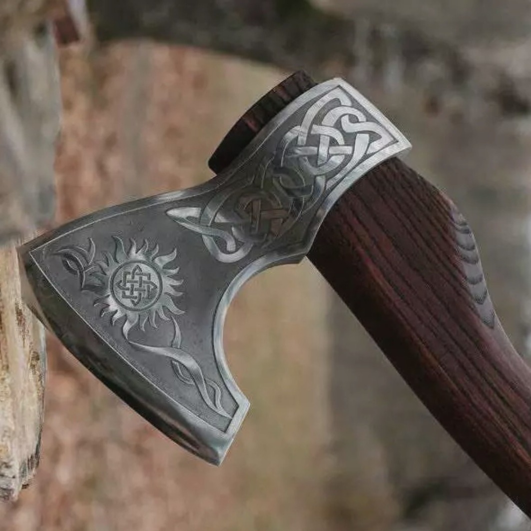 Handmade Steel Tomahawk Axe Integral Hatchet Hunting Axe - Inspire Uplift