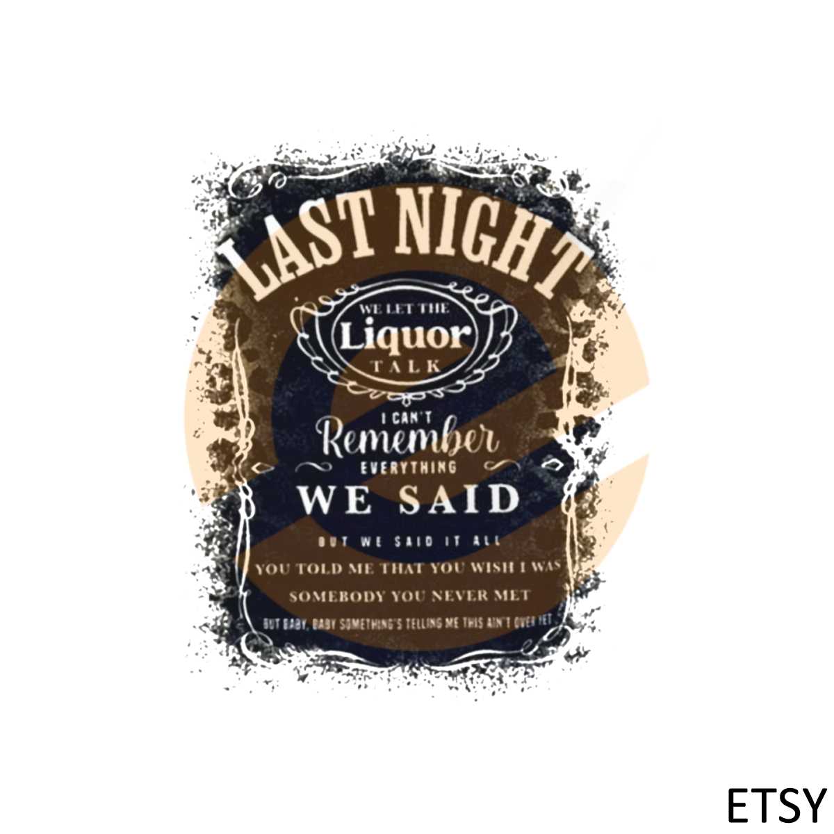 Morgan Wallen Last Night Song Png Sublimation Designs | Inspire Uplift