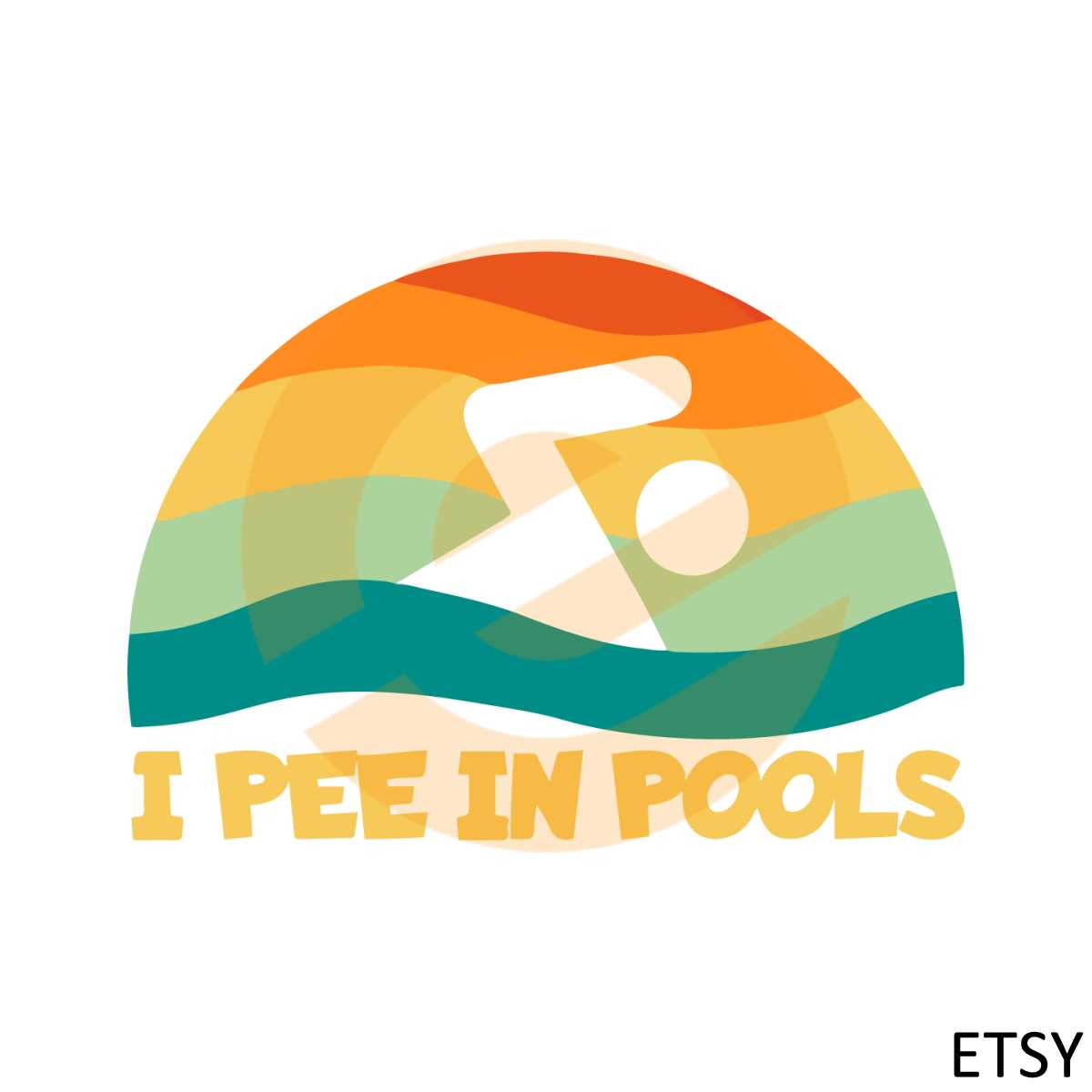 I Pee In Pools Retro Svg | Inspire Uplift