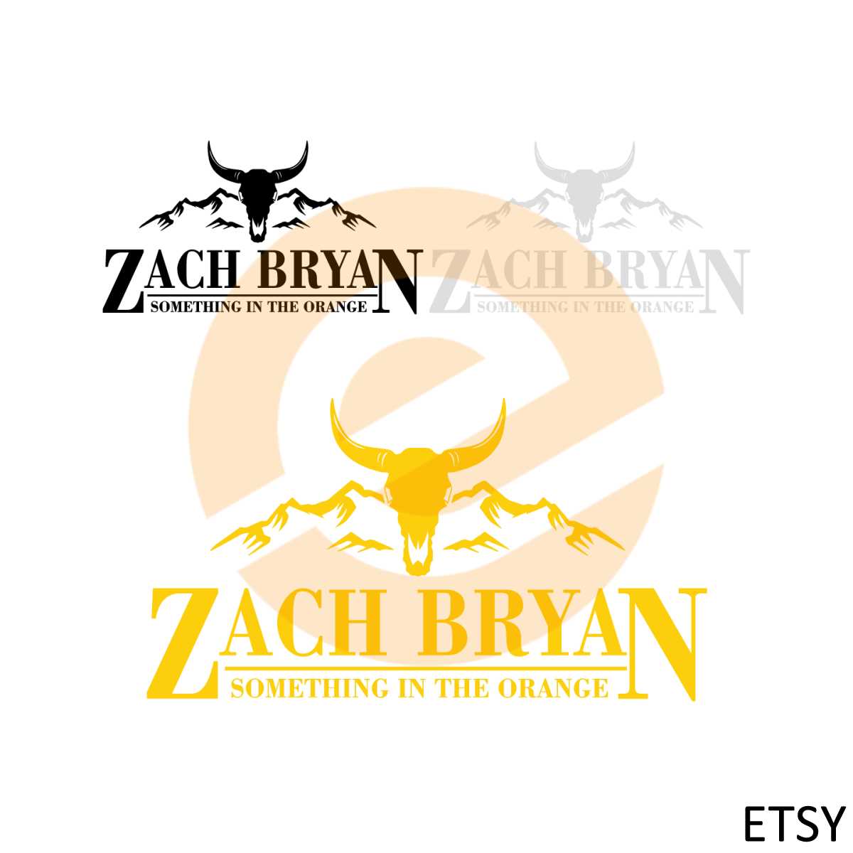 Zach Bryan Bull Skull Logo Svg Files For Cricut Sublimation | Inspire ...