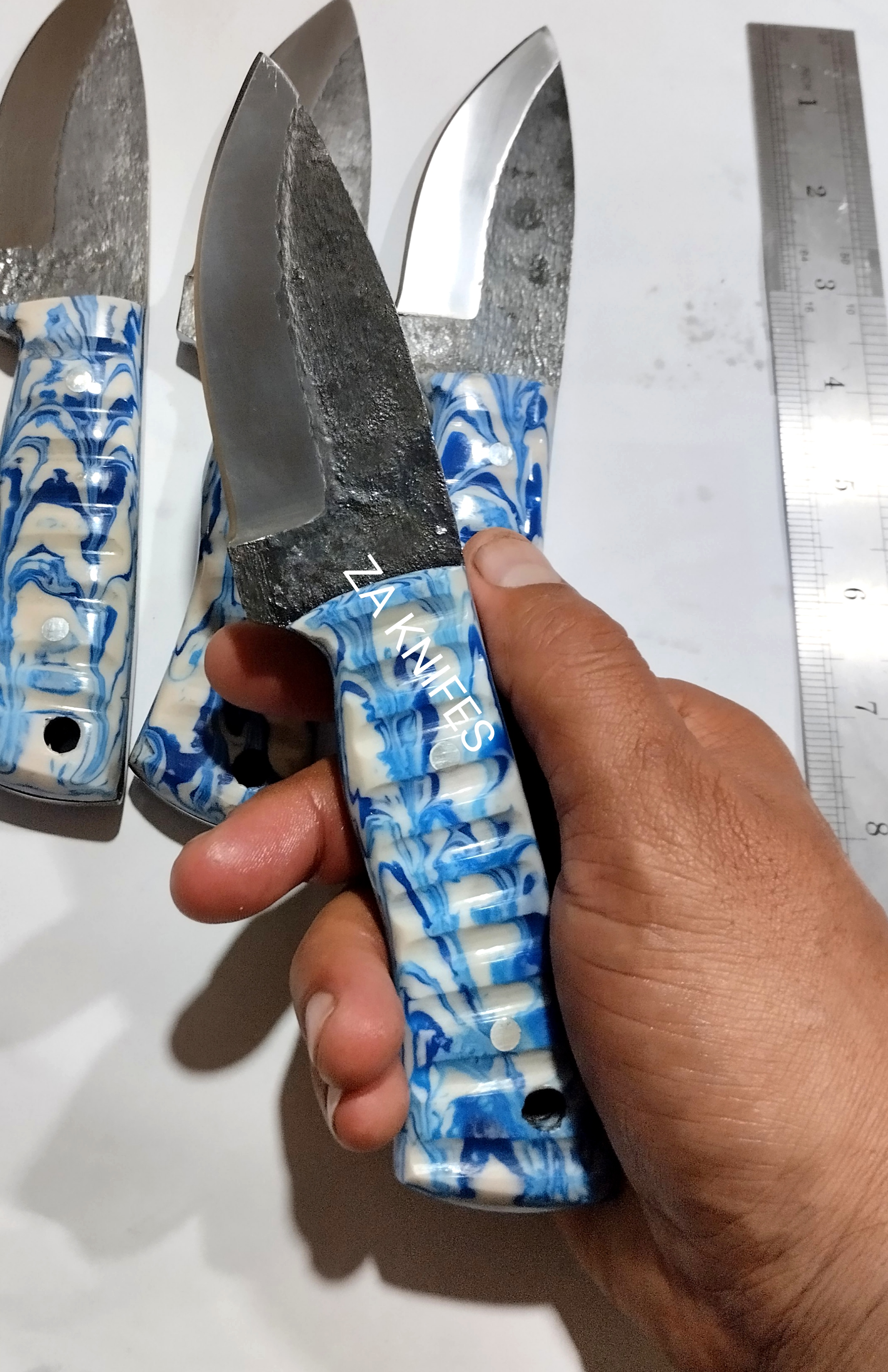 Beautiful Hand steel Skinner Knife 8.5 inch 5 pieces set | Inspire Uplift