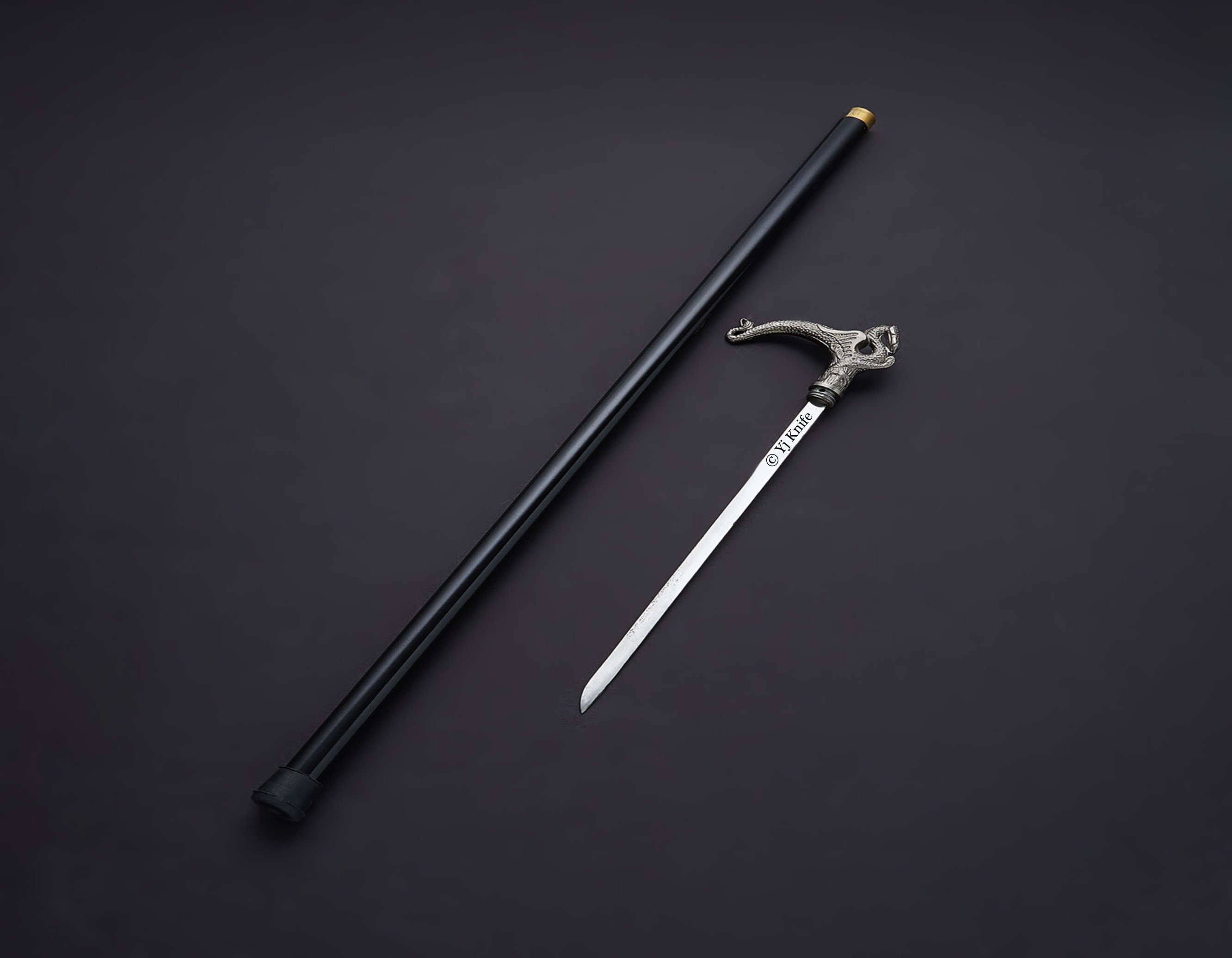 Handmade Damascus Steel Battle Ready Walking Cane Swords | Inspire Uplift