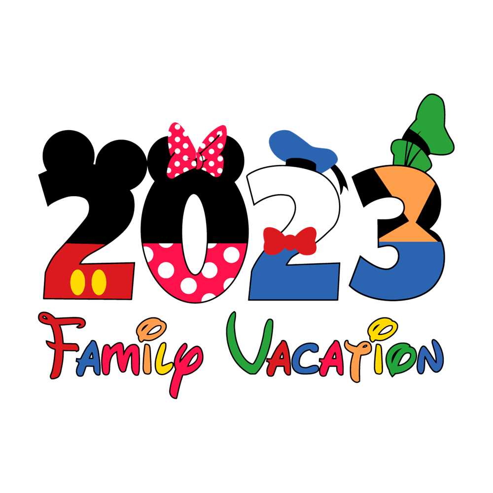 2023 Family Vacation Disney Trip 2023 Mickey Friend Svg | Inspire Uplift