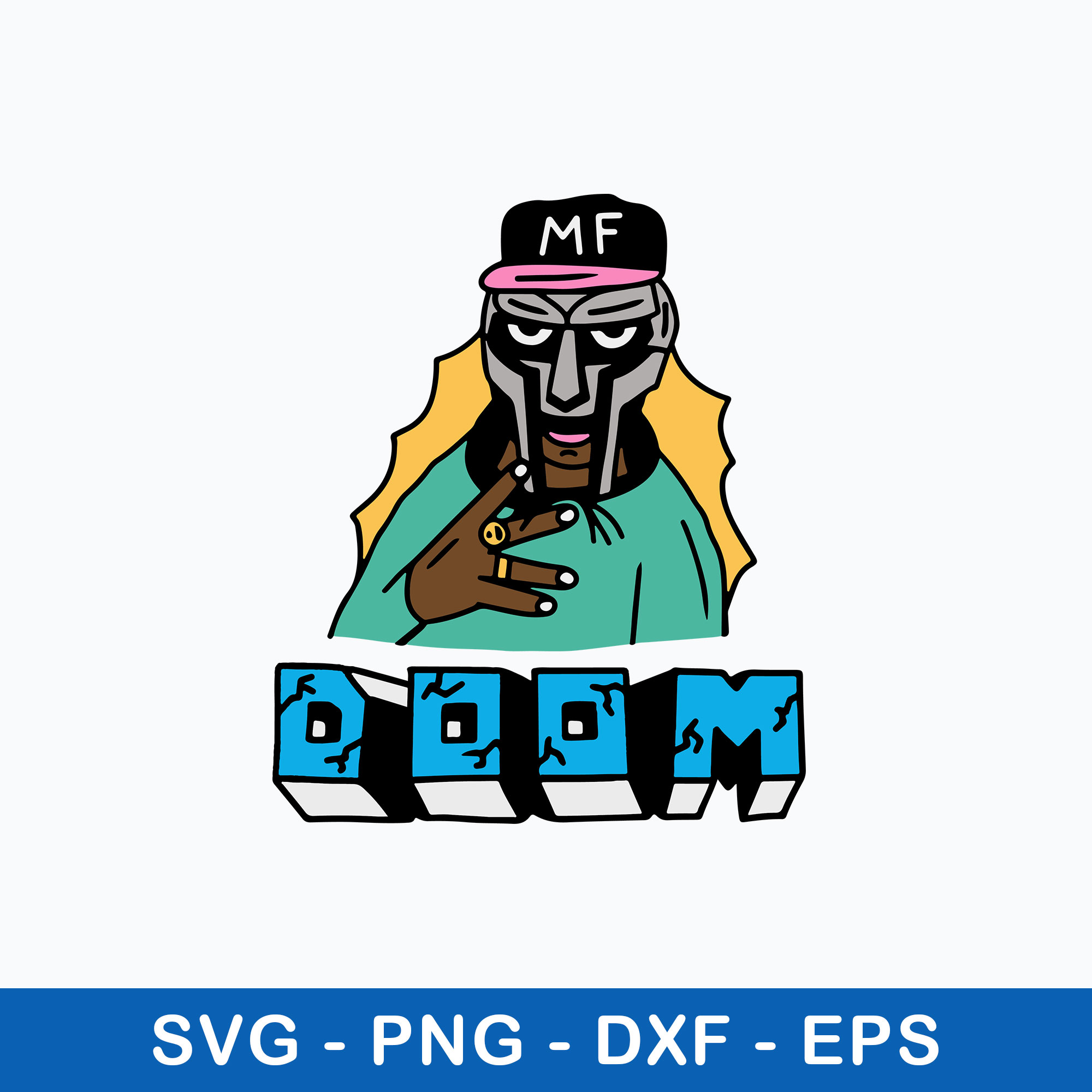 MF Doom Svg, MF Rapper Svg, Music Lover Rap Hip Hop Svg, Png | Inspire ...