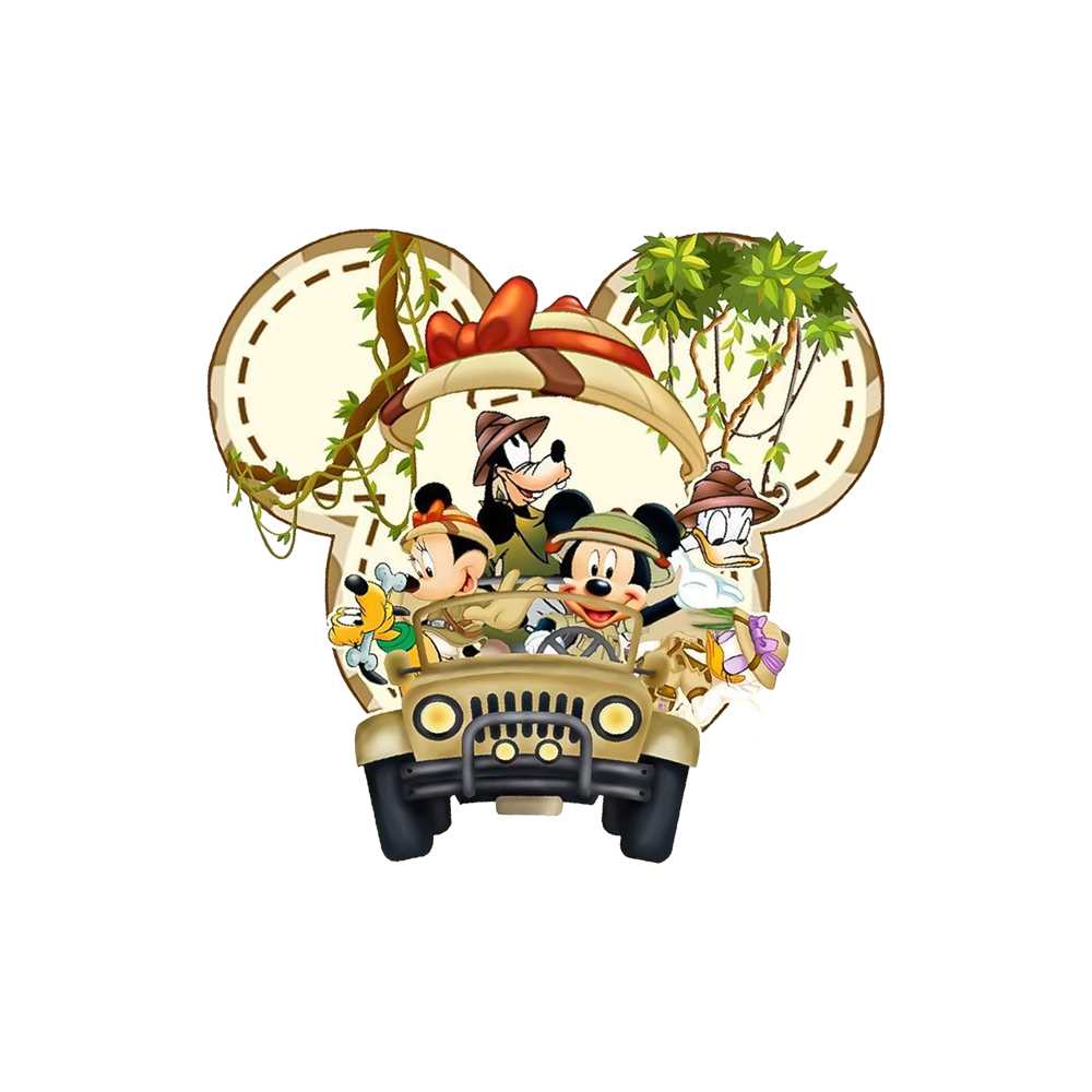 Disney Animal Kingdom Mickey And Minnie Png Sublimation | Inspire Uplift